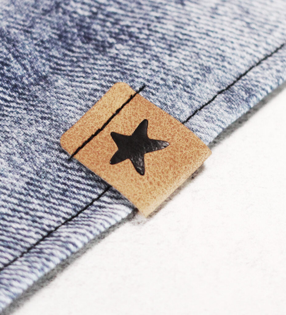 Klapp Kunstleder Label – Sunset – NipNaps